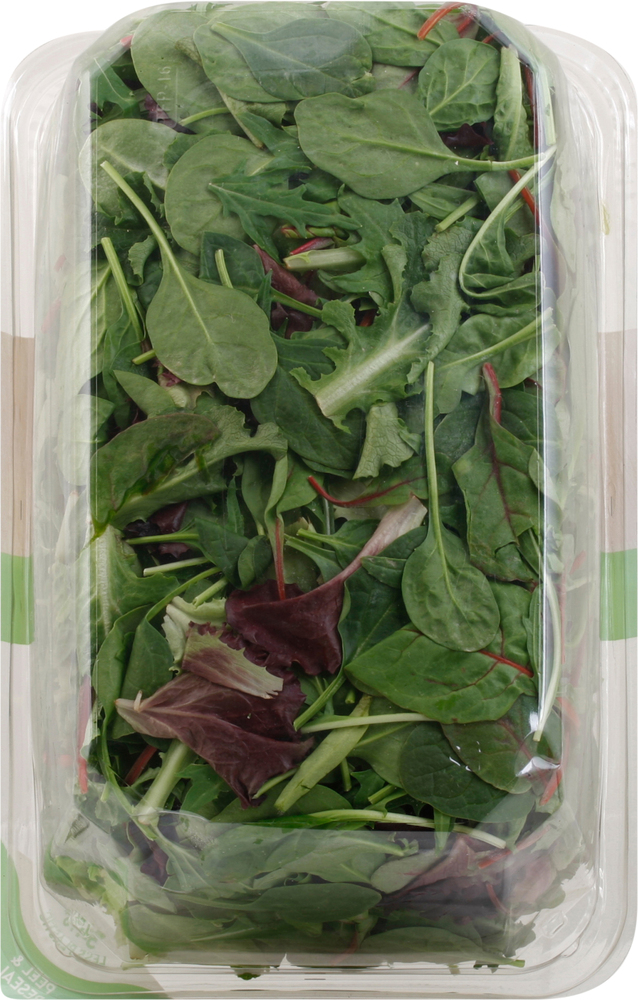 Raley's Spring Mix, Organic, Triple Washed-Planogram-Back