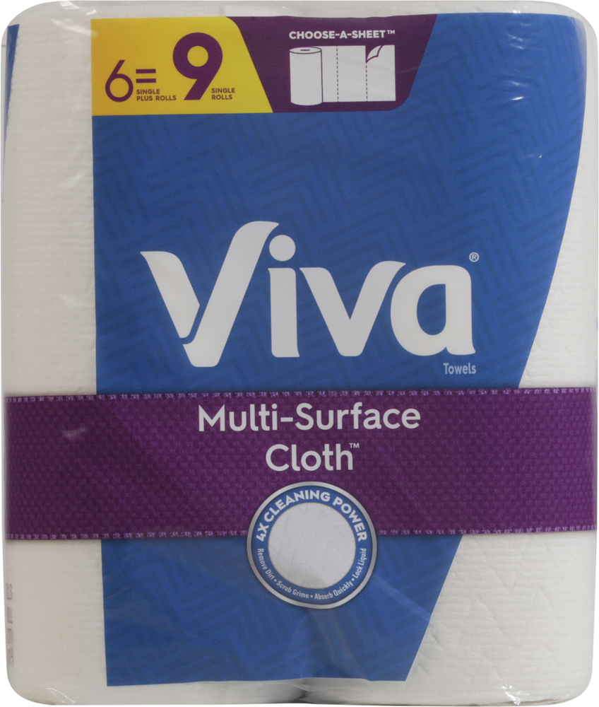Viva Towels, Multi-Surface Cloth-Planogram-Right