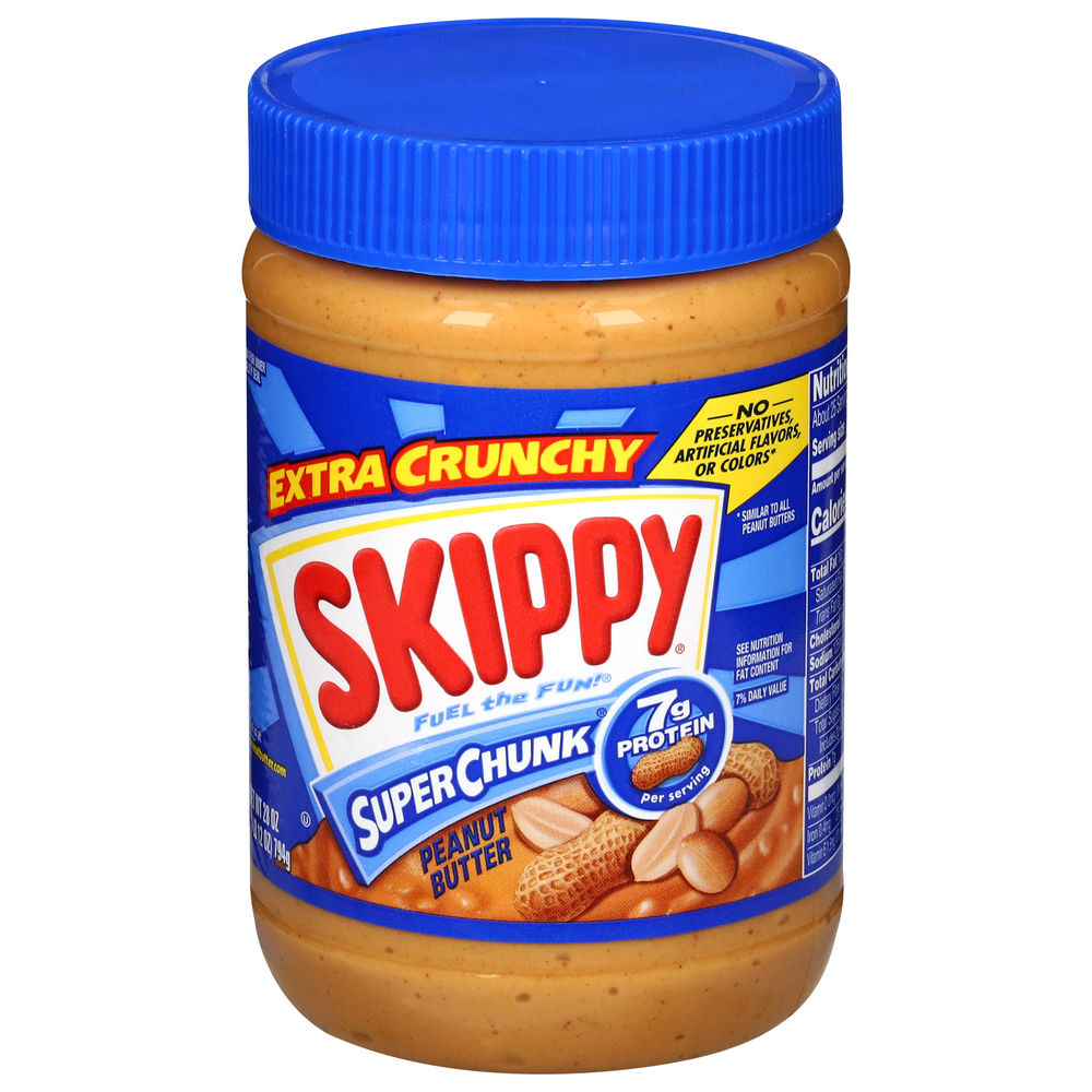 Skippy Peanut Butter, Super Chunk-Front-Right-Elevated