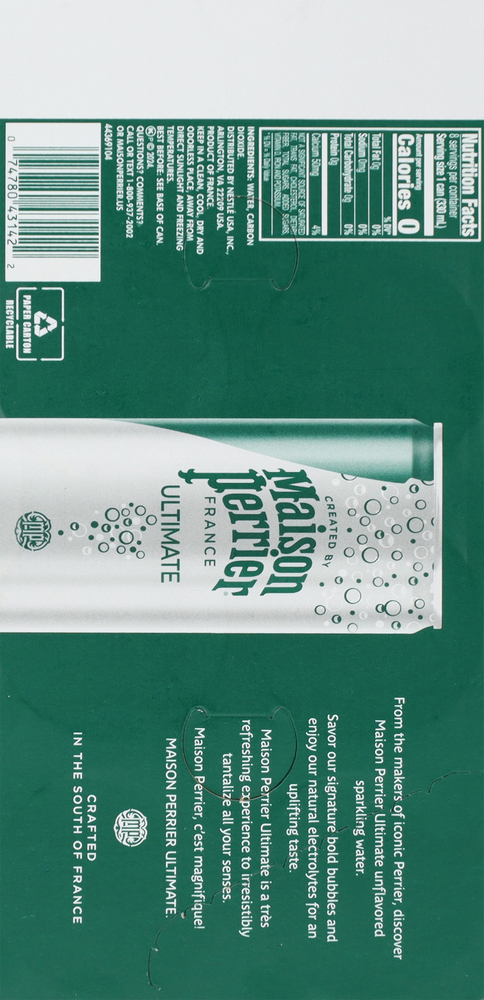 Maison Perrier Sparkling Water, Ultimate-Planogram-Left
