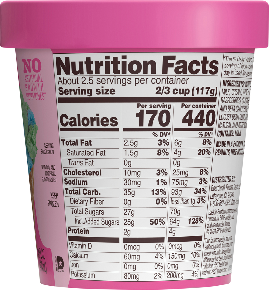 Baskin Robbins Sherbet, Wild 'N Reckless-Planogram-Right