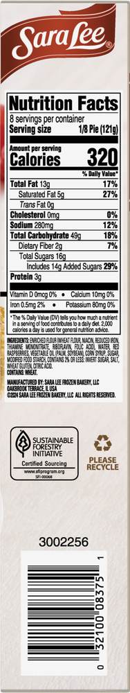 Sara Lee Pie, Raspberry-Planogram-Right