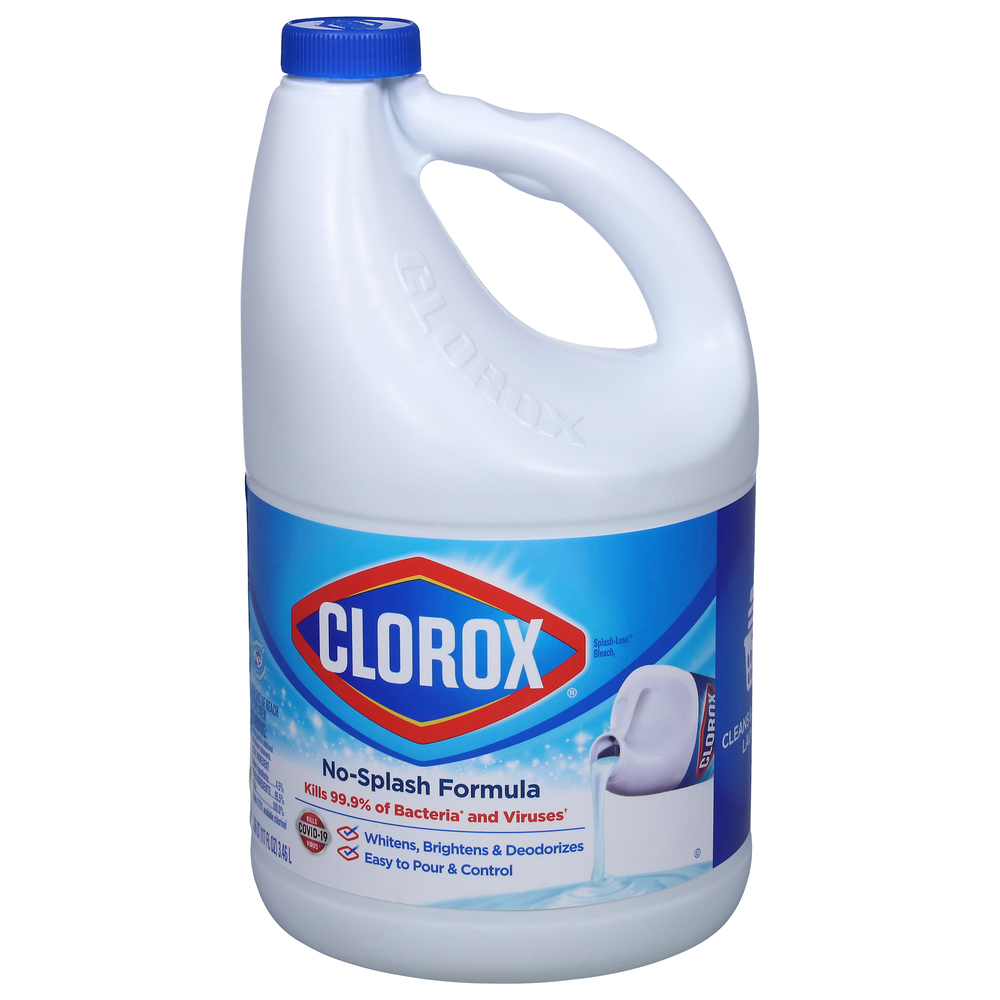 Clorox Bleach, Splash-Less-Front-Right-Elevated
