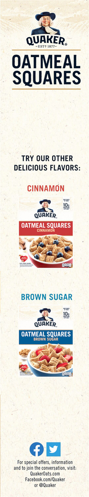 Quaker Oatmeal Squares, Honey Nut-Planogram-Left