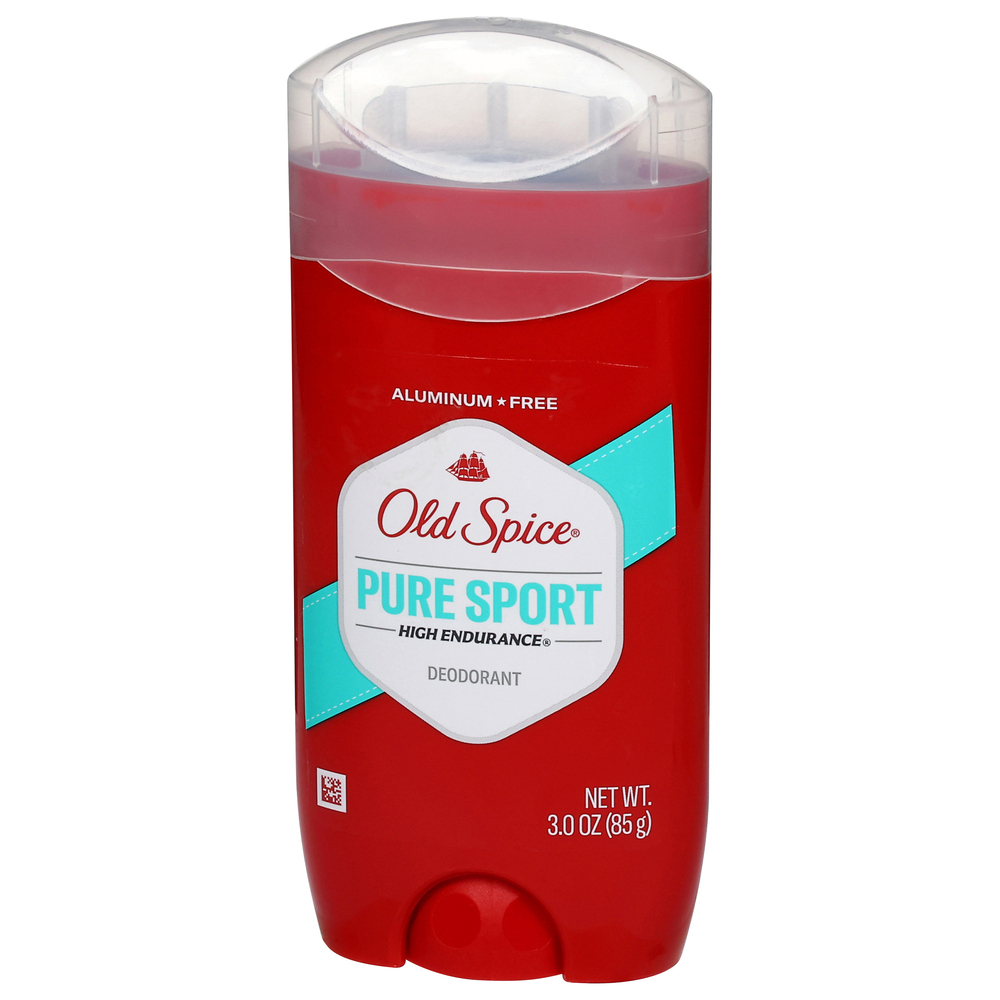 Old Spice High Endurance Deodorant, Pure Sport, High Endurance-Front ...