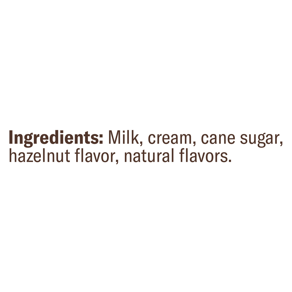 Chobani Coffee Creamer, Hazelnut Flavored-Ingredients
