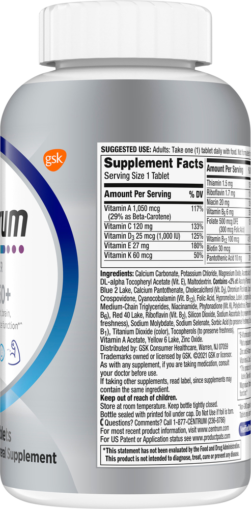 centrum multivitamin barcode