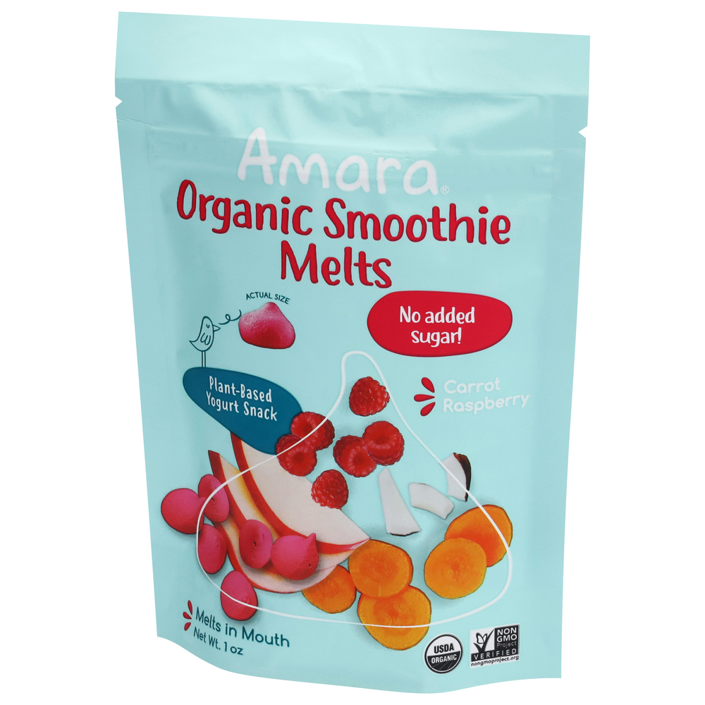 Amara Smoothie Melts, Organic-Front-Right-Elevated