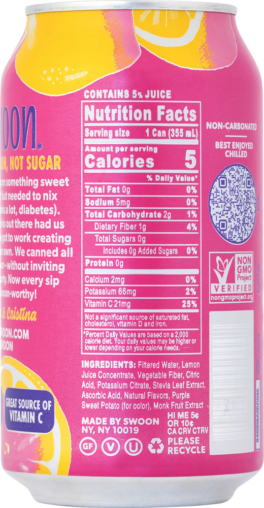 Swoon Brands LLC Zero Sugar Pink Lemonade-Planogram-Left