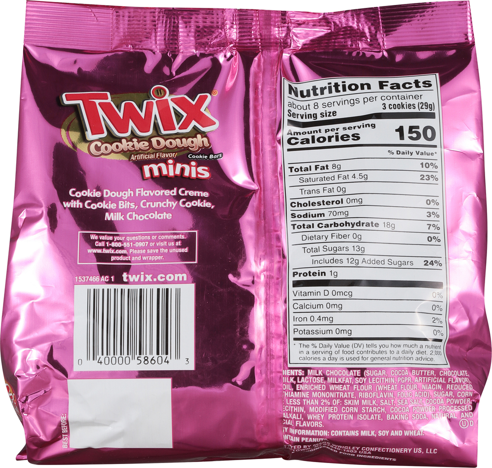 Twix Nutrition Facts And Ingredients