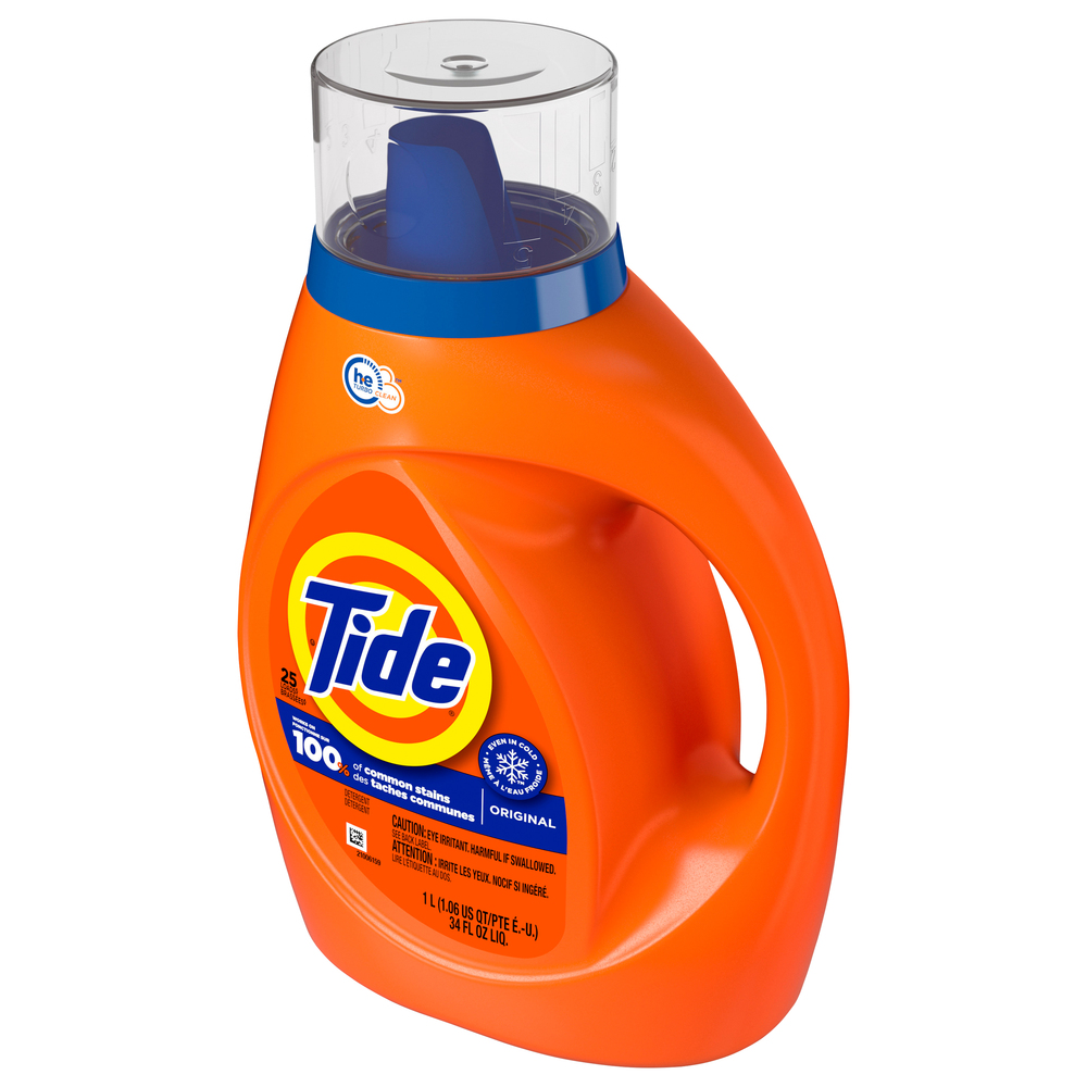 Tide Laundry Detergent, Original-Front-Right-Elevated
