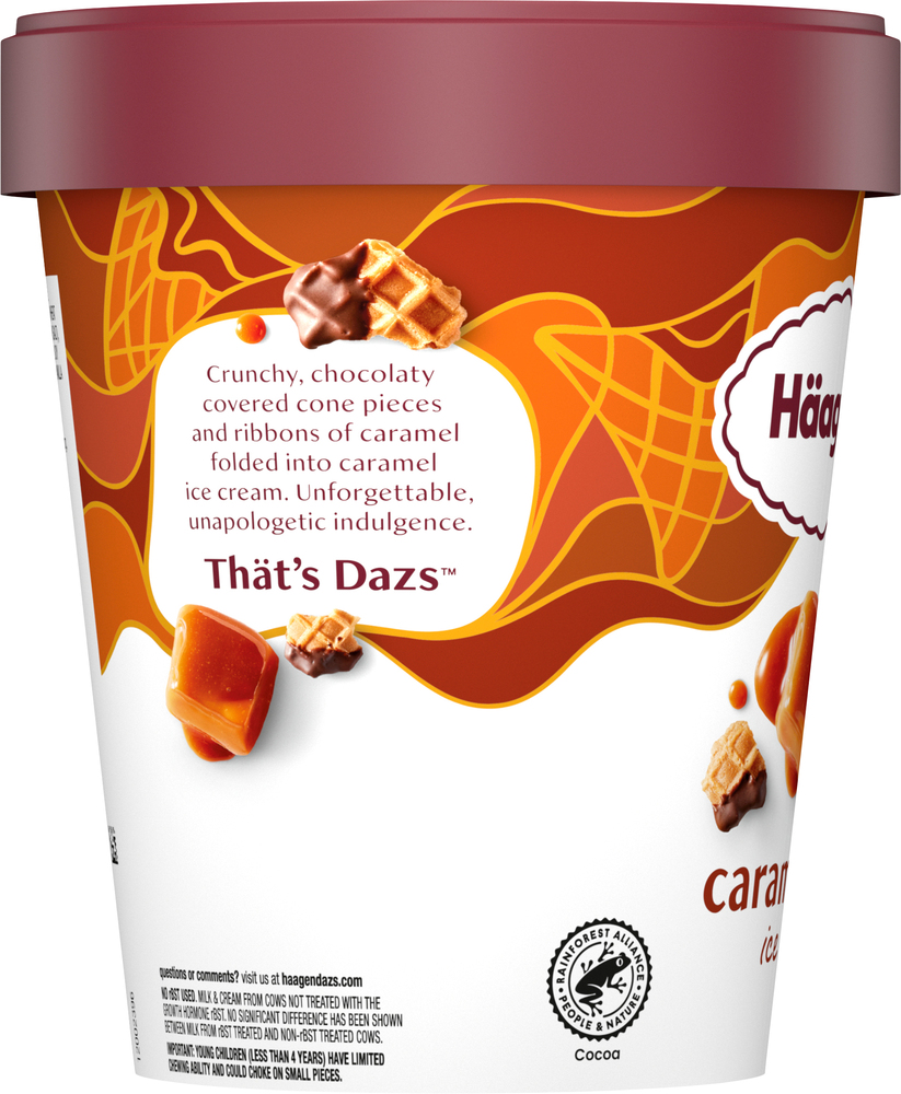 Haagen-Dazs Ice Cream, Caramel Cone-Planogram-Left
