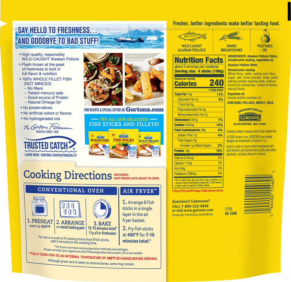 how to cook gortons fish fillets in microwave