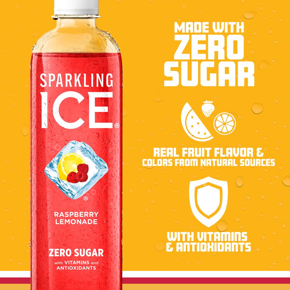 Sparkling Ice Sparkling Ice Zero Sugar Raspberry Lemonade Sparkling Water-Ingredients