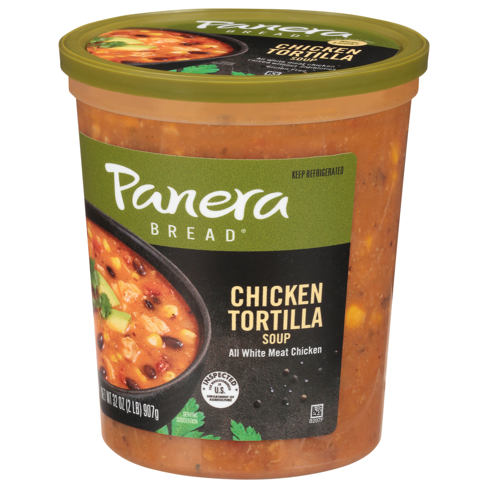 Panera Bread Chicken Tortilla Soup-Front-Right-Elevated