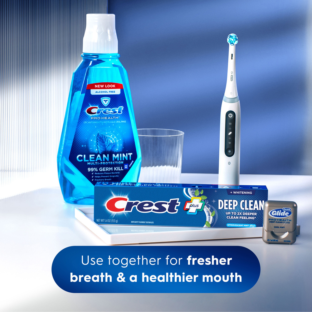 Crest Whitening Plus Deep Clean Toothpaste, Effervescent Mint-Planogram ...