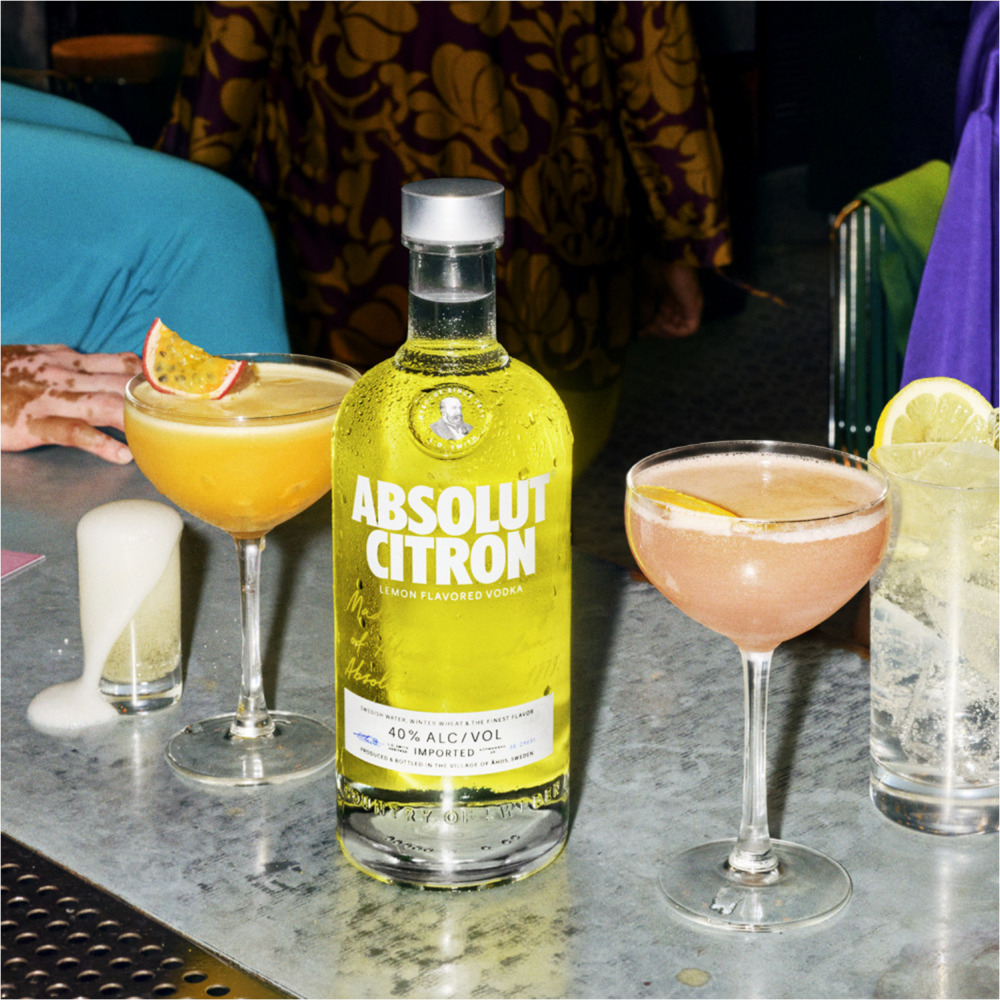 Absolut Citron Lemon Flavored Vodka-Planogram-Back