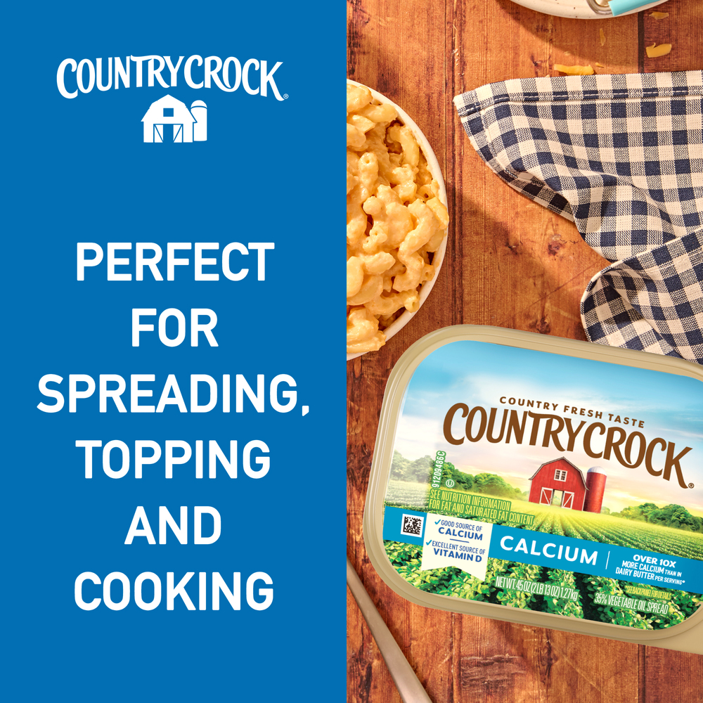 Country Crock Calcium Buttery Spread Tub-Ingredients