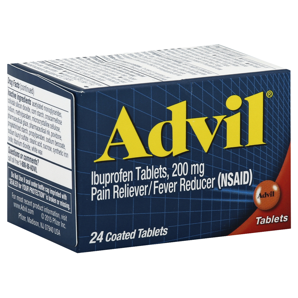 Advil Ibuprofen, 200 mg, Coated Tablets-Main
