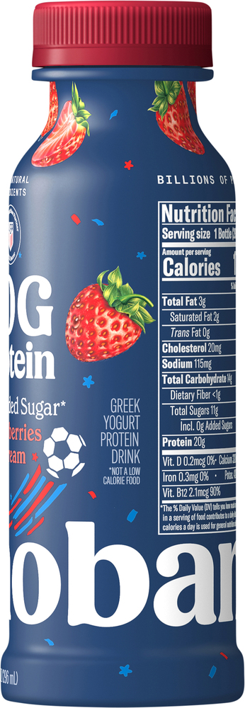 Chobani Complete Protein Drink, Zero Added Sugar, Greek Yogurt ...