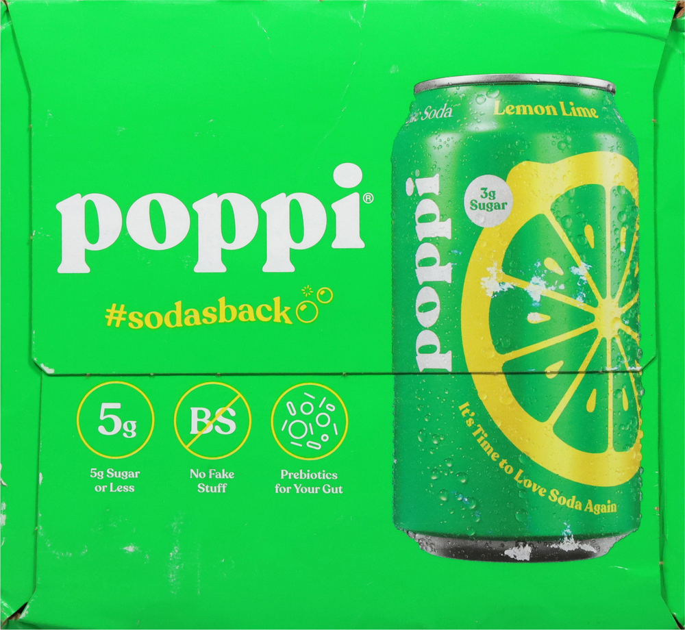 Poppi Probiotic Soda, Lemon Lime-Planogram-Left