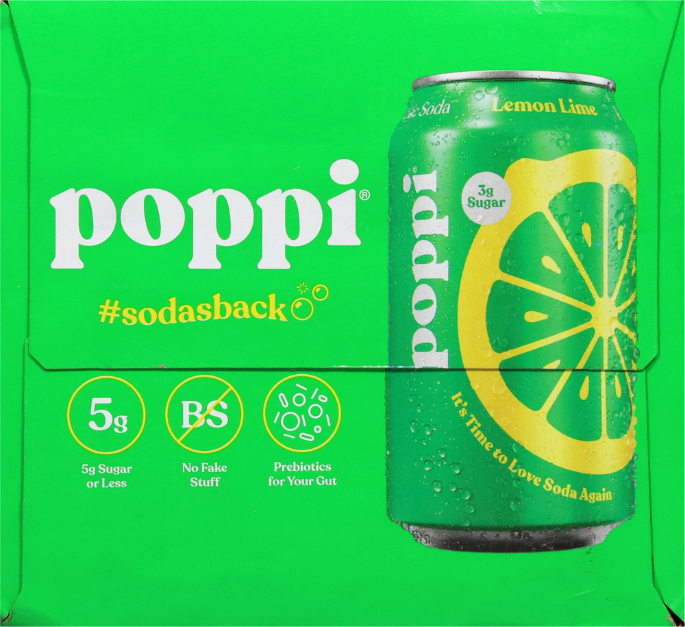 Poppi Probiotic Soda, Lemon Lime-Planogram-Right