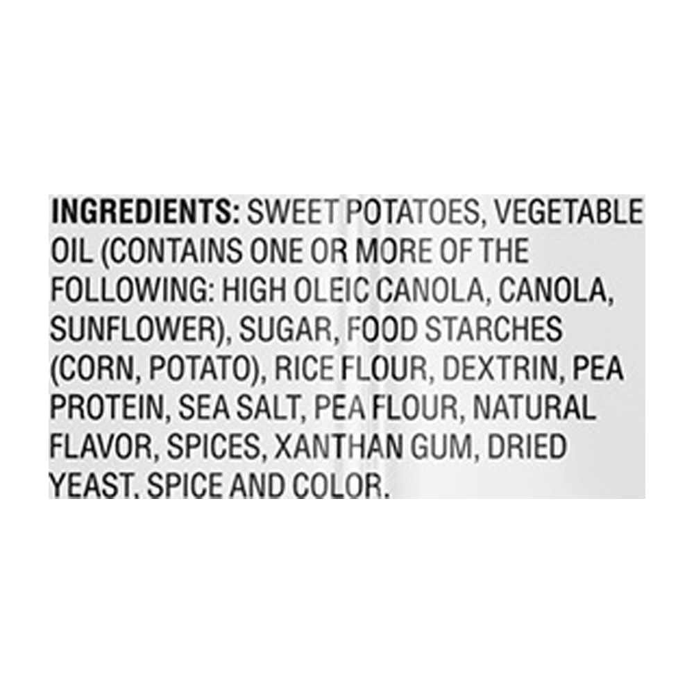 Alexia Sweet Potato Puffs-Ingredients