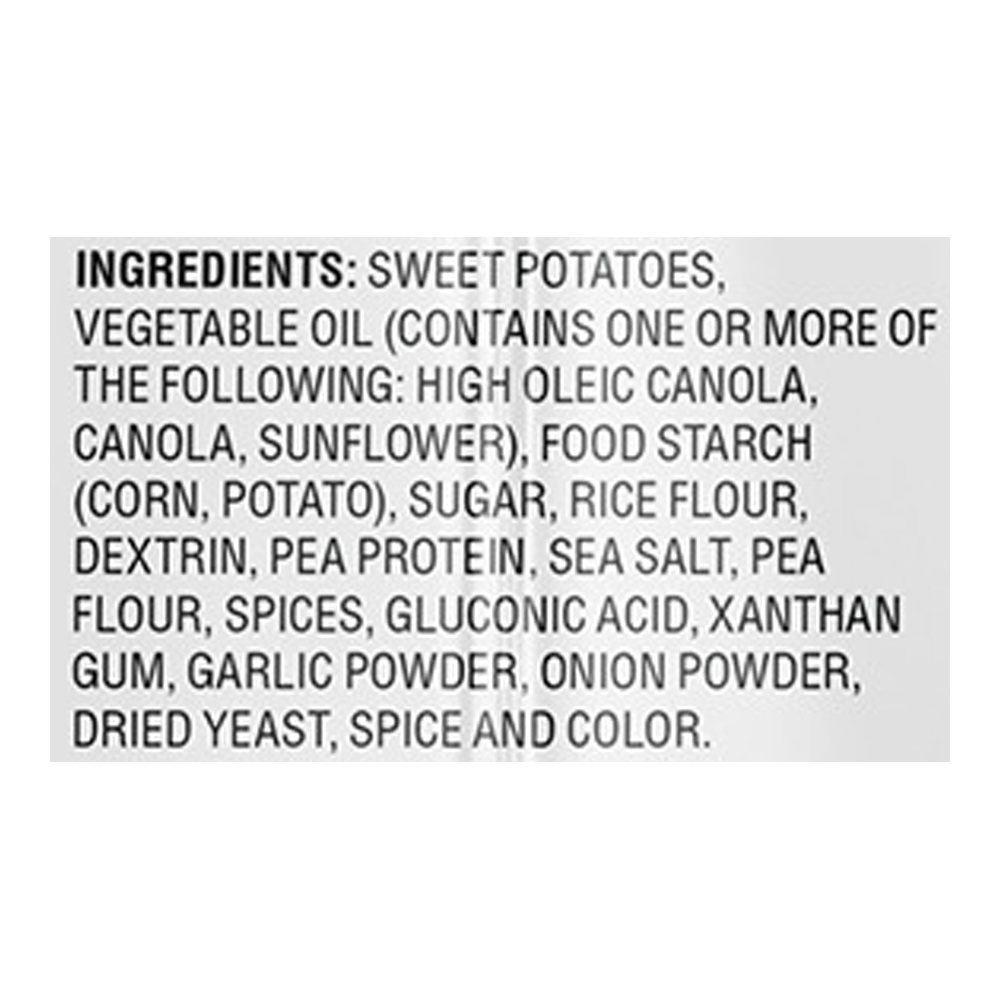 Alexia Fries, Sweet Potato-Ingredients