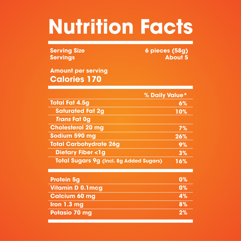 pretzel bites serving size