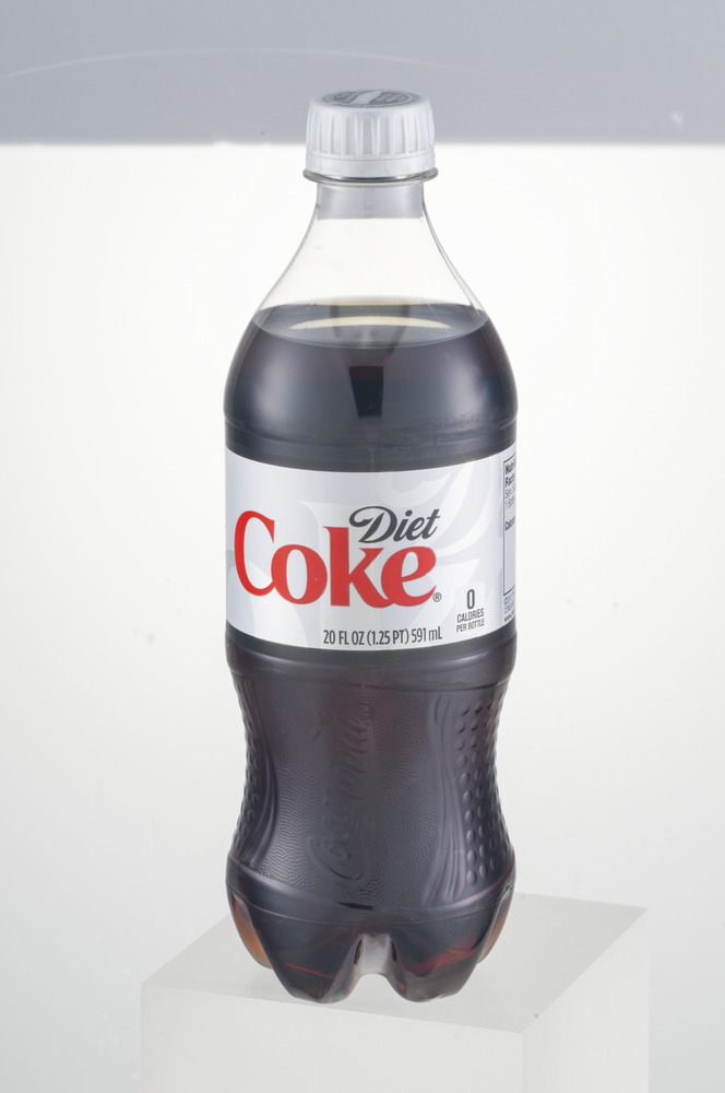 Diet Coke Diet Coca-Cola Diet Soda Soft Drink-Front-Right-Elevated