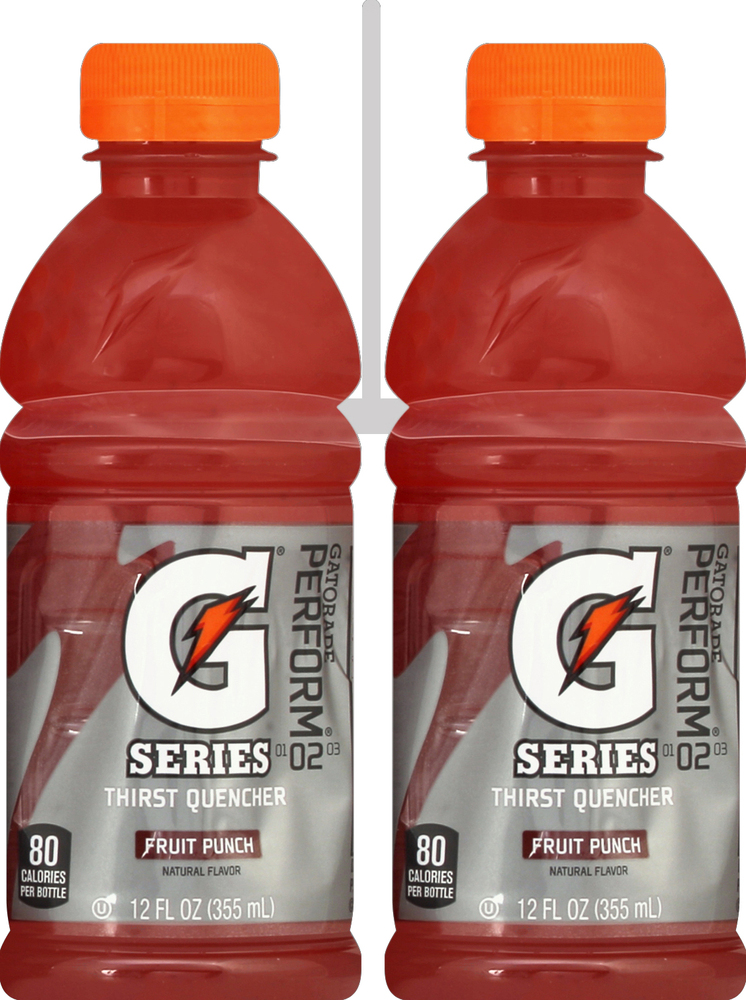 Gatorade G Series Thirst Quencher, 02 Perform, Fruit Punch-Planogram-Left