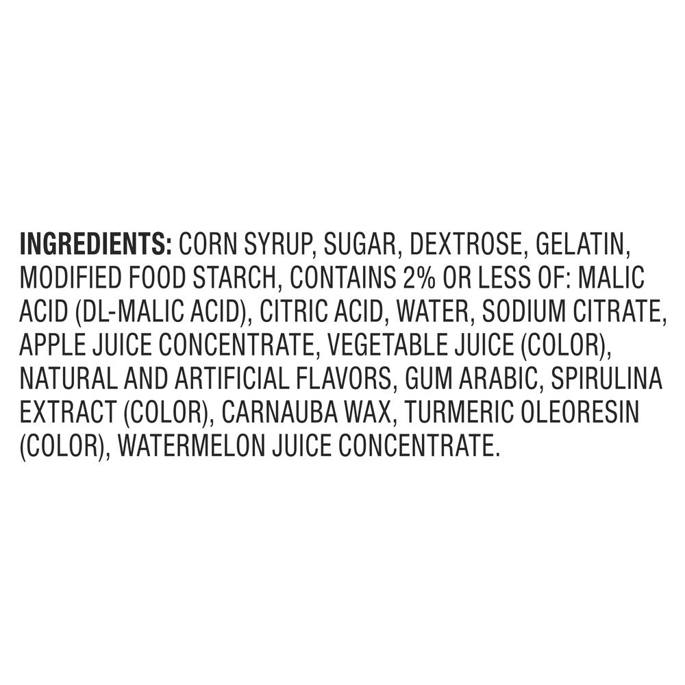 Nerds Candy, Gummy Clusters, Rainbow, Family Size-Ingredients