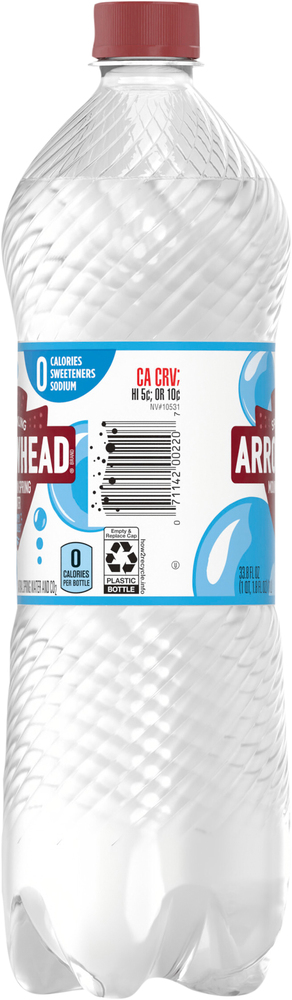 Arrowhead Sparkling Mountain Spring Water, Original-Planogram-Left