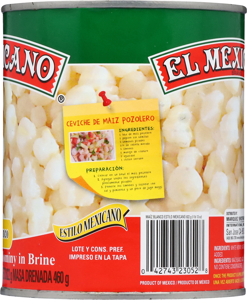 Frozen White Hominy