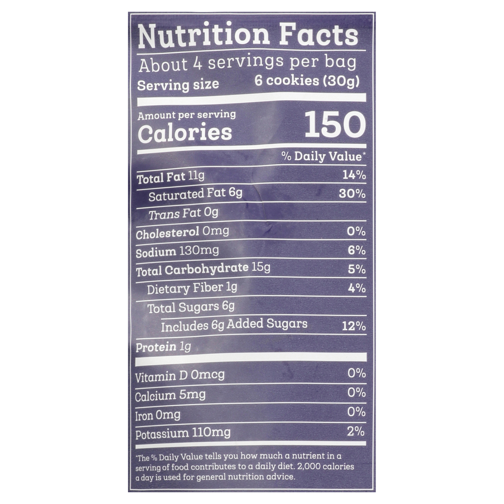 Siete Cookies, Grain Free, Mexican Chocolate-Nutrition-Facts