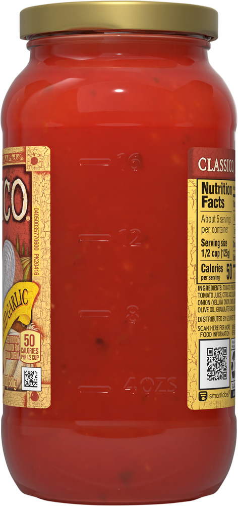 Classico Caramelized Onion & Roasted Garlic Pasta Sauce-Planogram-Right