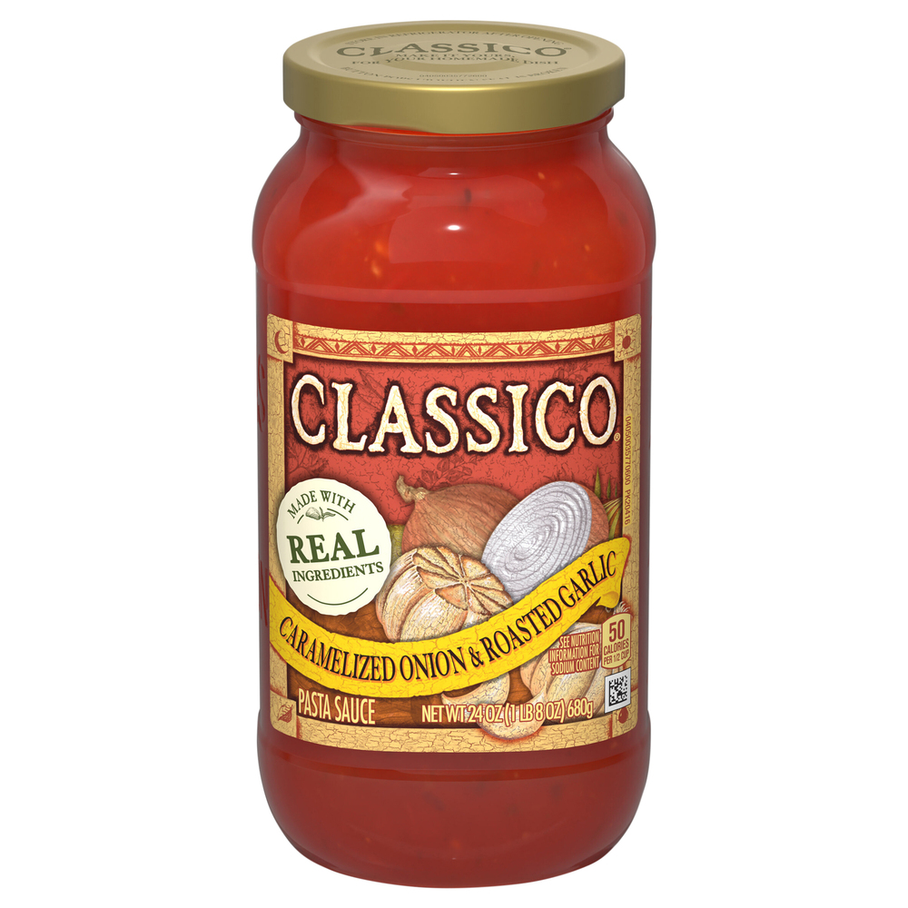 Classico Pasta Sauce, Caramelized Onion & Roasted Garlic-Main