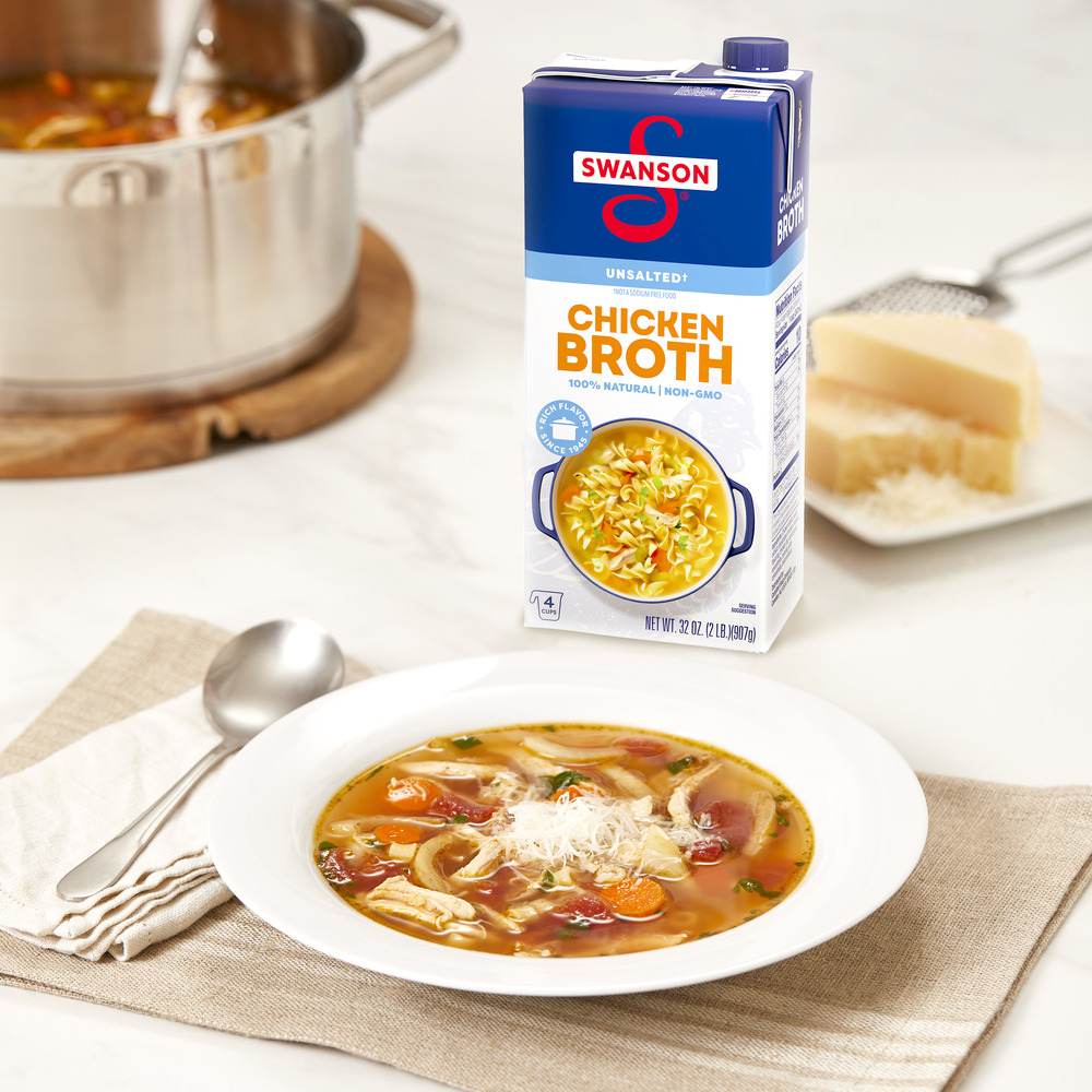 Swanson Unsalted Chicken Broth