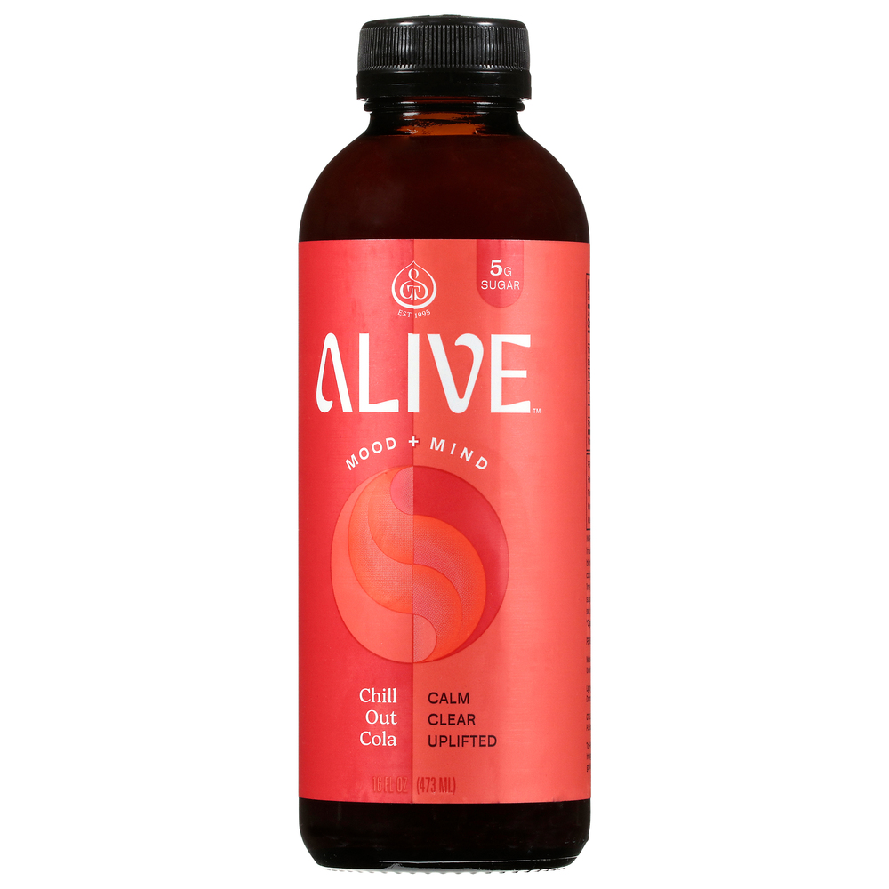 GT's Alive Ancient Mushroom Elixir, Cola-Front-Right-Elevated