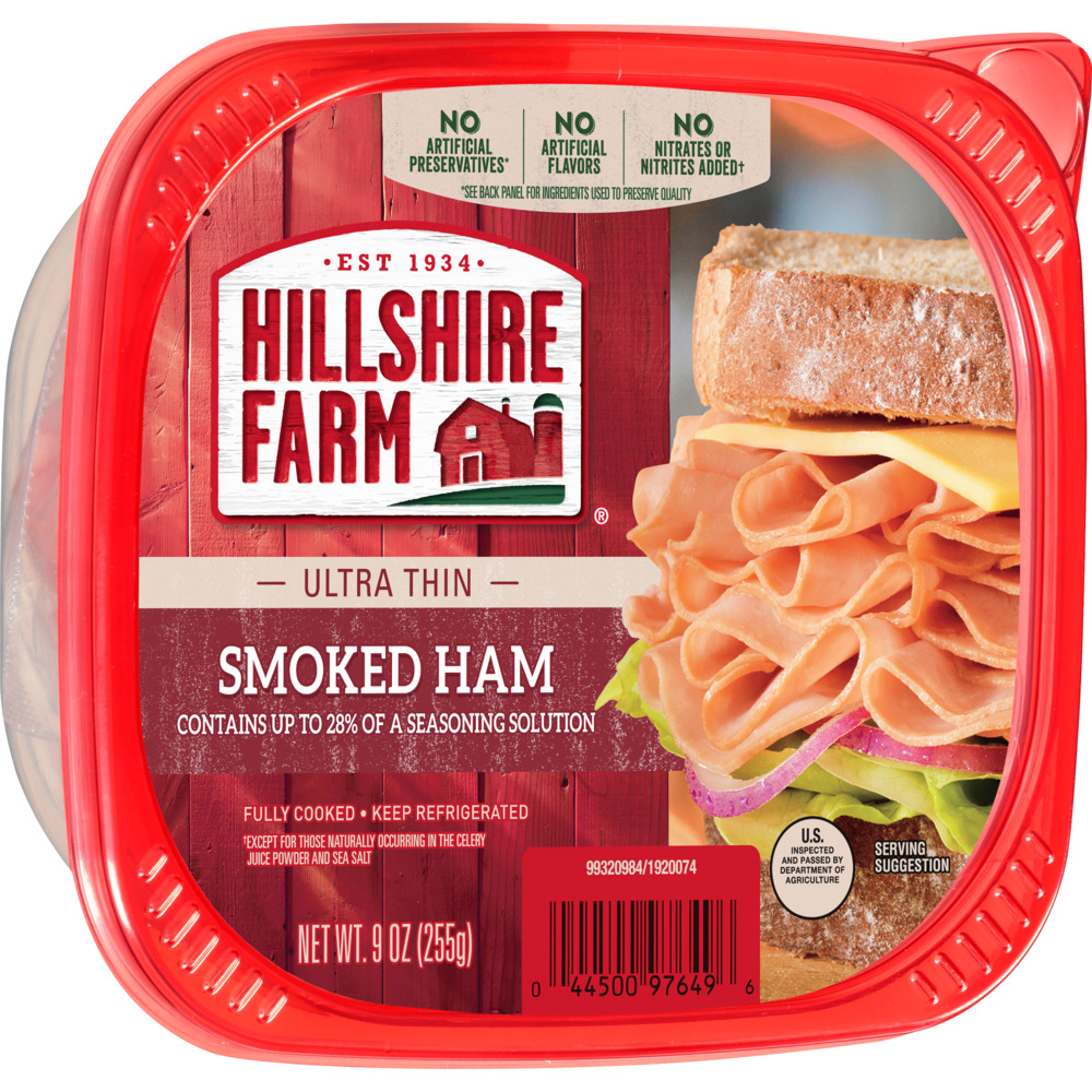 Hillshire Farm Ultra Thin Sliced Smoked Ham Sandwich Meat-Planogram-Right