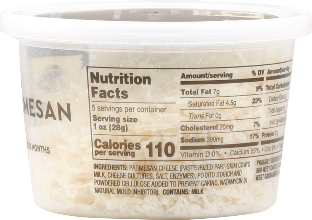 Nob Hill Trading Co. Cheese, Parmesan, Shredded-Planogram-Right