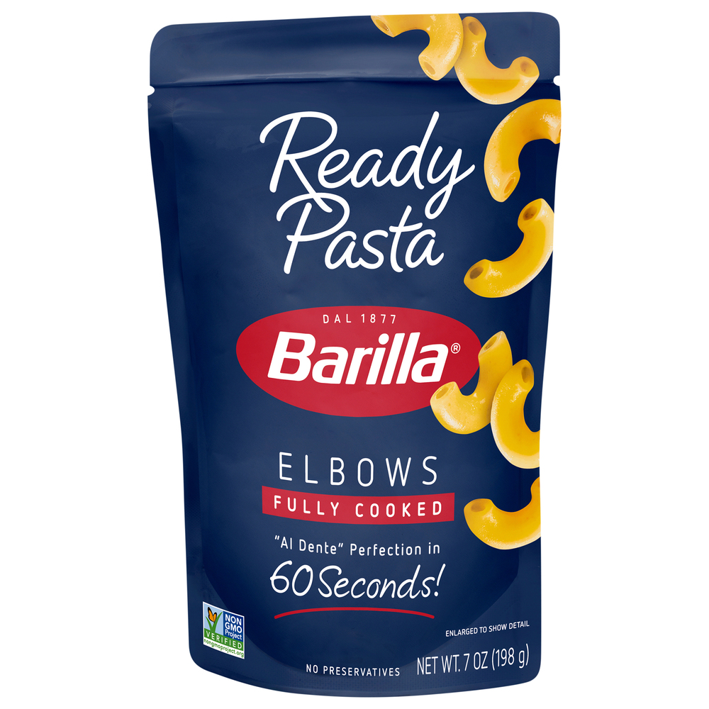 Barilla Ready Pasta Ready Pasta Fully Cooked Elbows-Front-Right-Elevated