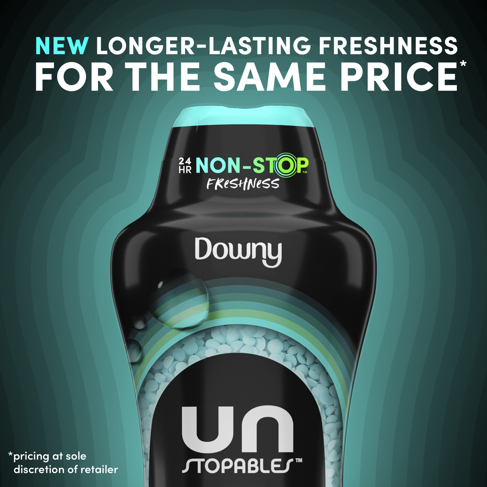 Downy Unstopables/Unstoppables Laundry Beads, Fresh Scent-Planogram-Left