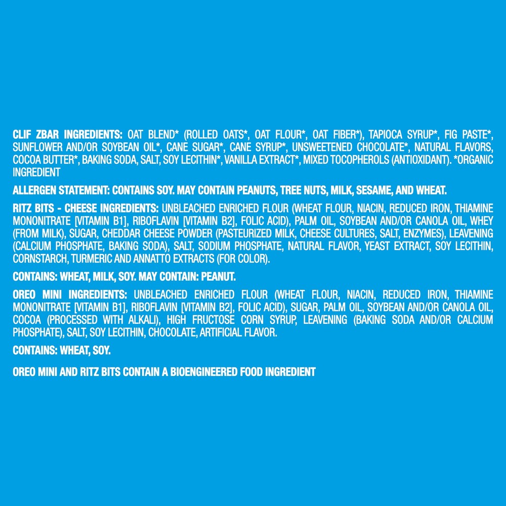 oreo mini ingredients