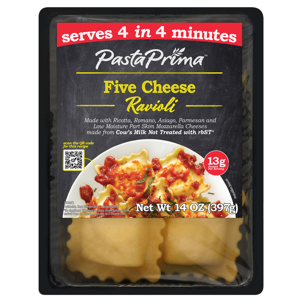 Pasta Prima Ravioli, Five Cheese-Main