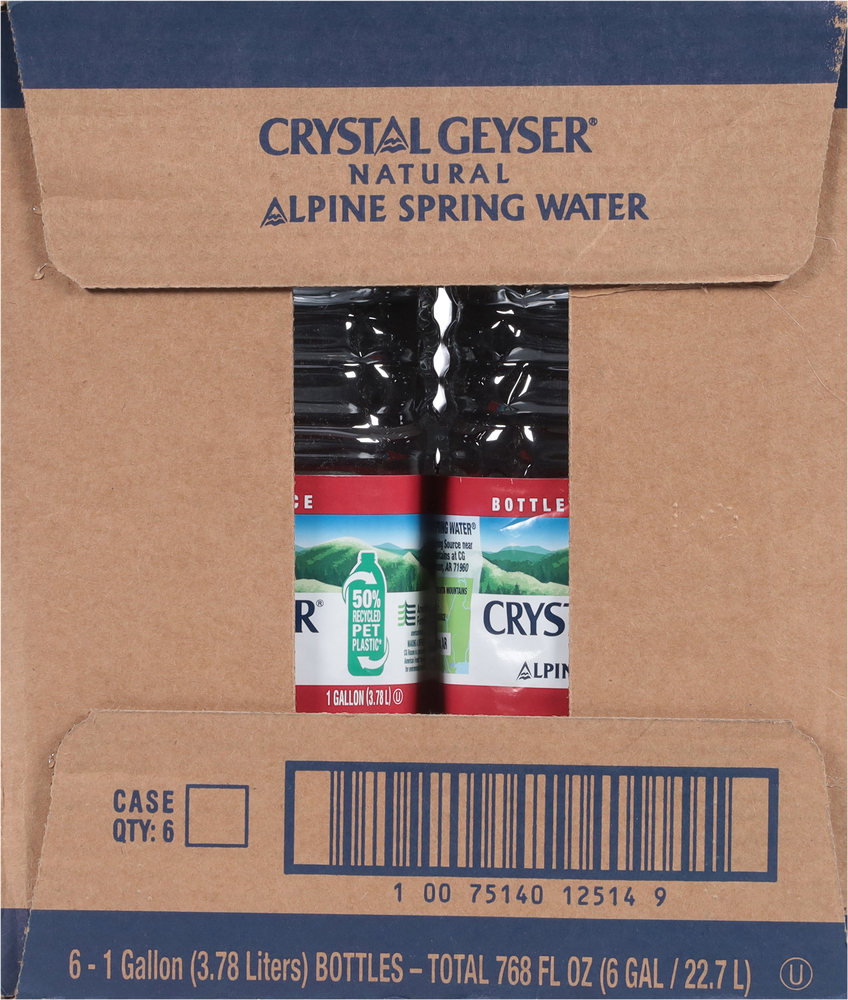 Crystal Geyser Alpine Spring Water, Natural-Planogram-Right