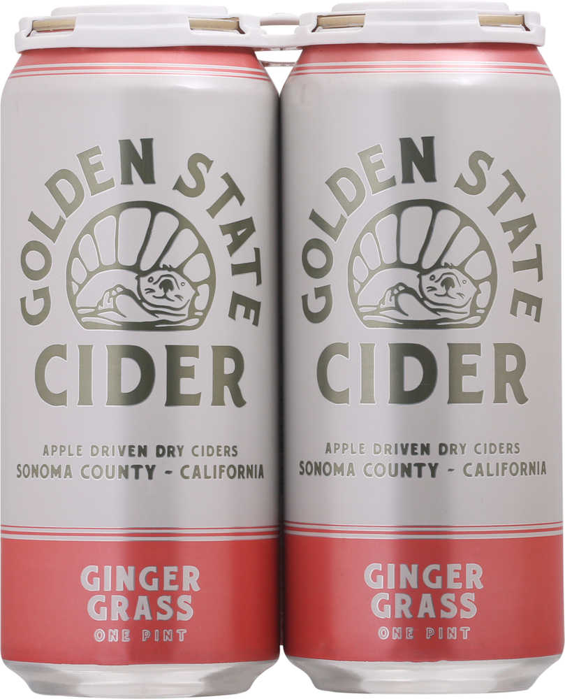 Golden State Cider Cider, Ginger Grass-Main