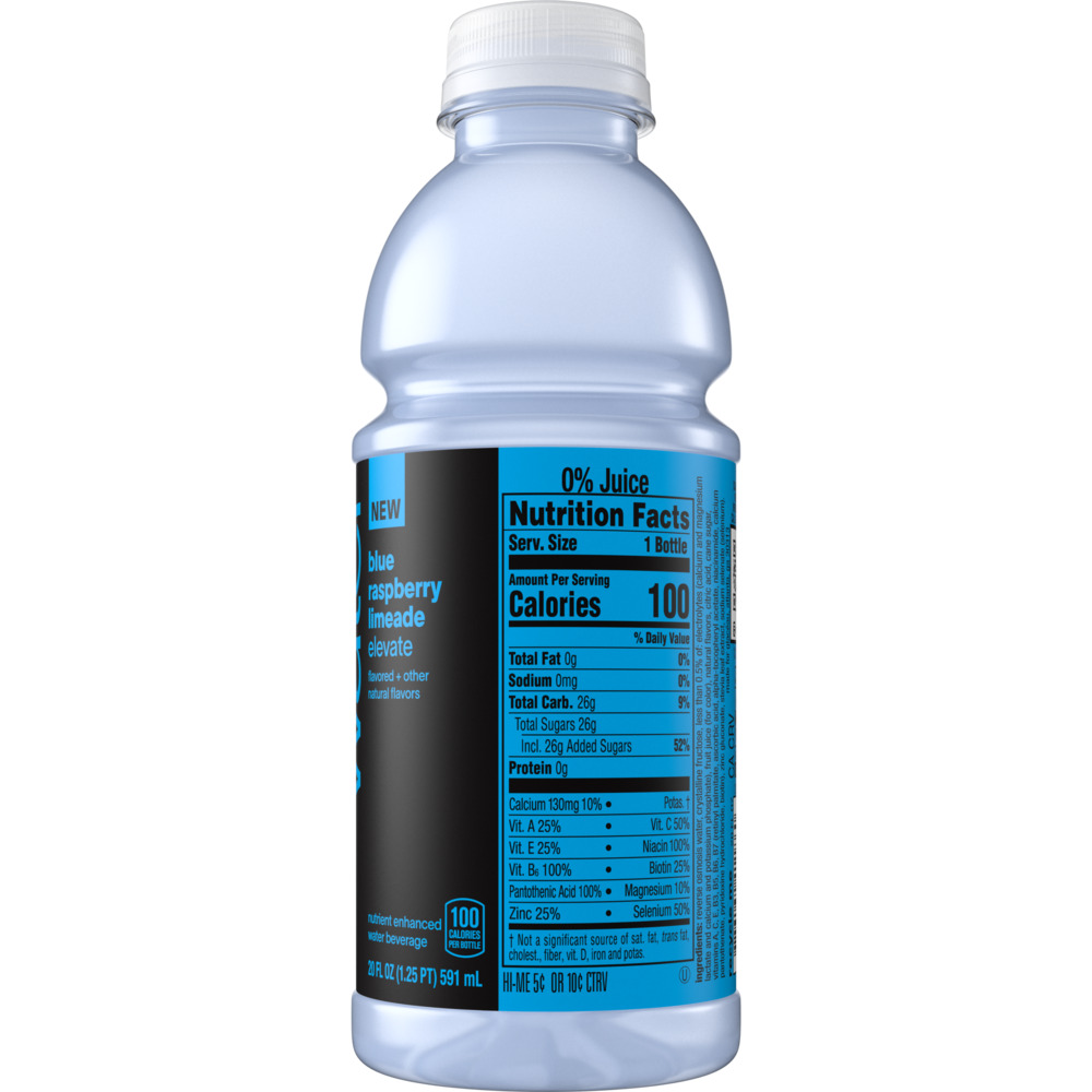 vitaminwater Blue Raspberry Limeade, Elevate-Planogram-Right