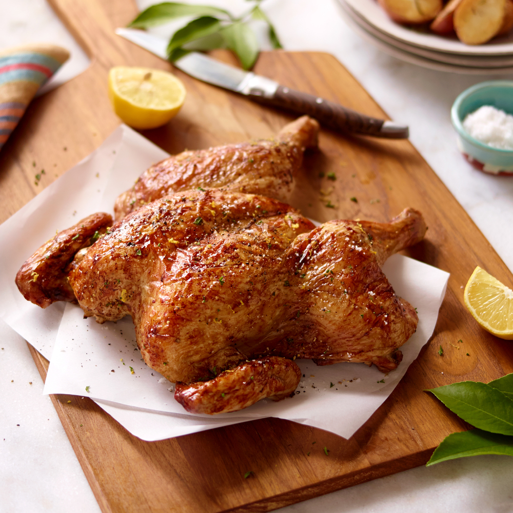FOSTER FARMS Young Chicken, Cage Free, Fresh & Natural-Front-Right-Elevated