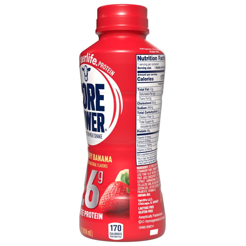 Core Power Core Power Protein Shake, Strawberry Banana, 26G Bottle ...